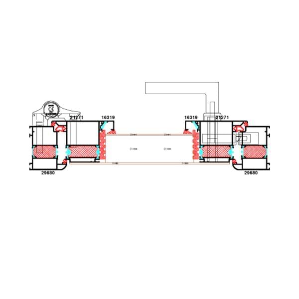 Croquis détaillés des portes | Plans CAD des portes extérieures